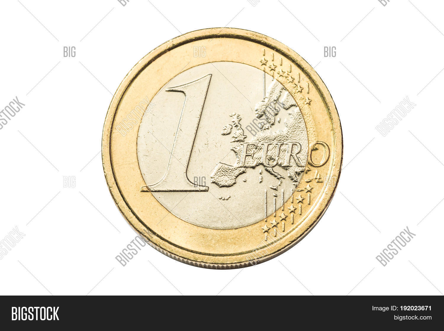 Imagen y foto Coin One Euro (prueba gratis) | Bigstock