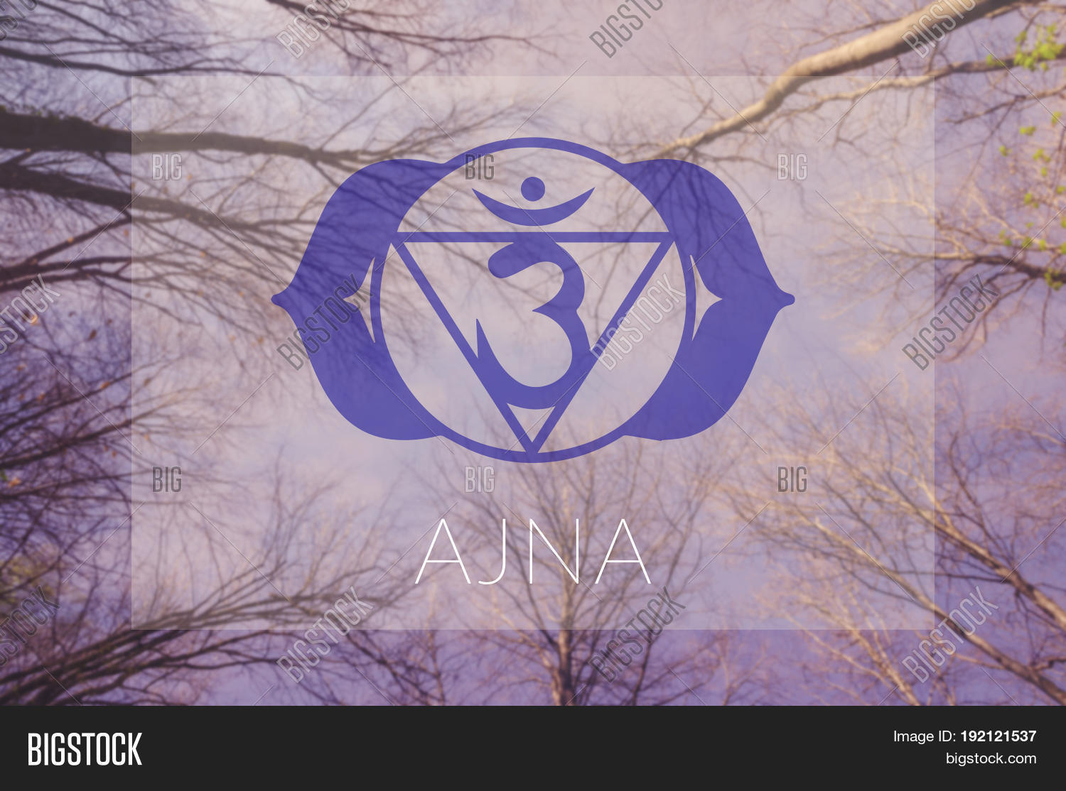 Ajna Chakra Symbol. Image & Photo (Free Trial) | Bigstock
