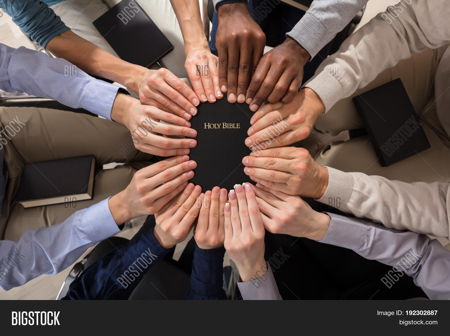 Overhead View Hands Image & Photo (Free Trial) | Bigstock