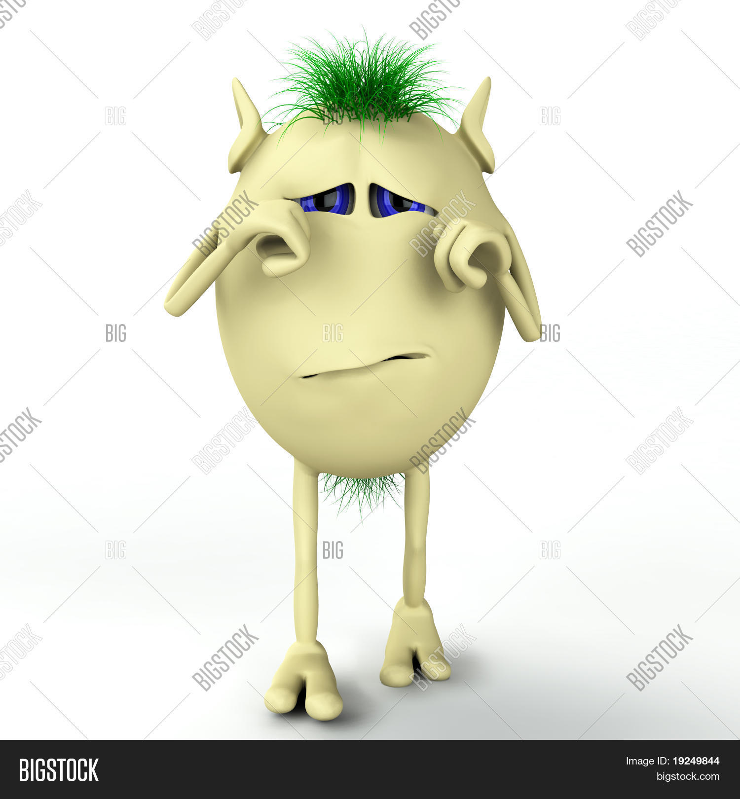 3D Character Crying Image & Photo (Free Trial) | Bigstock