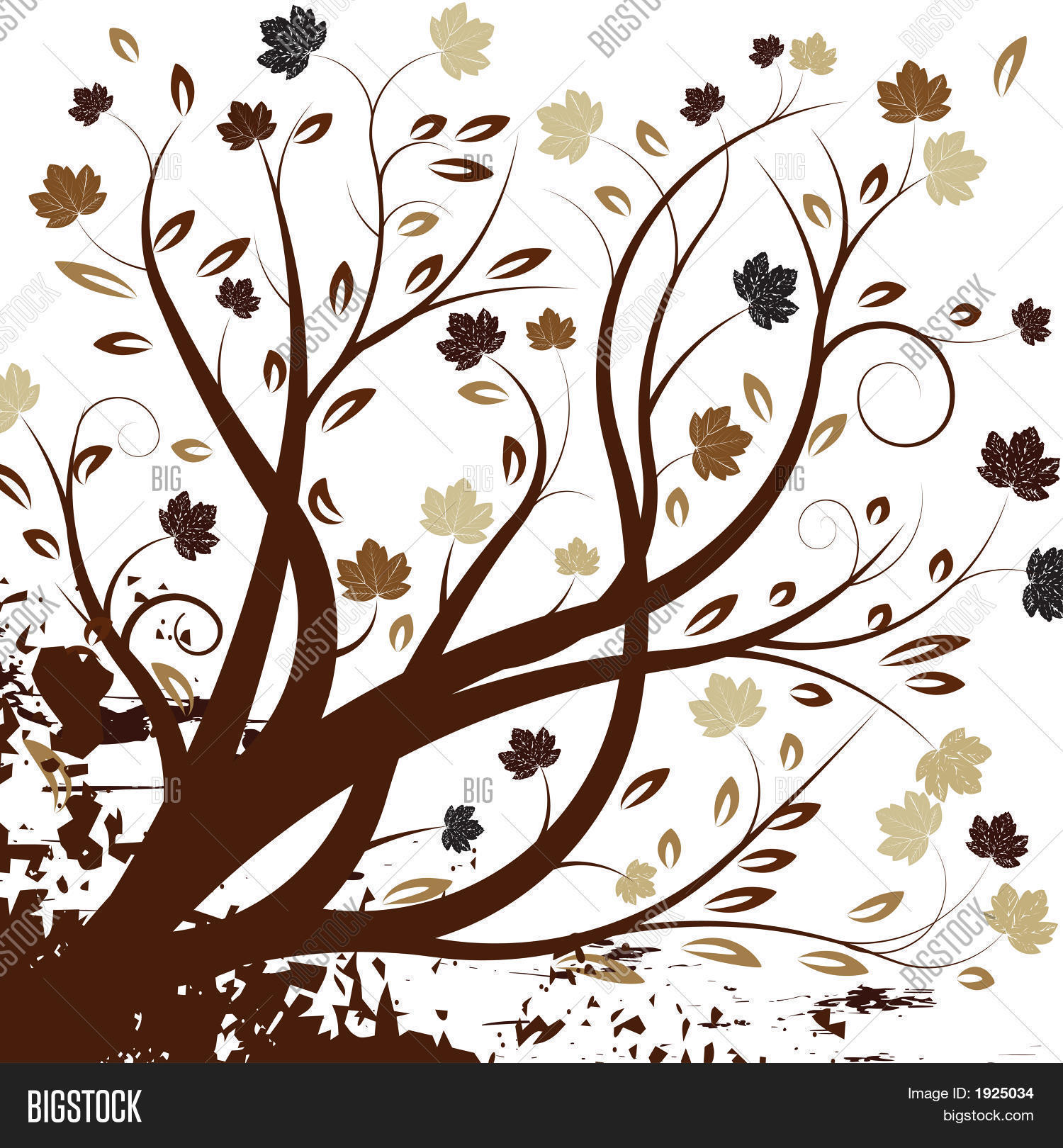 Autumn Tree Design Image & Photo (Free Trial) | Bigstock