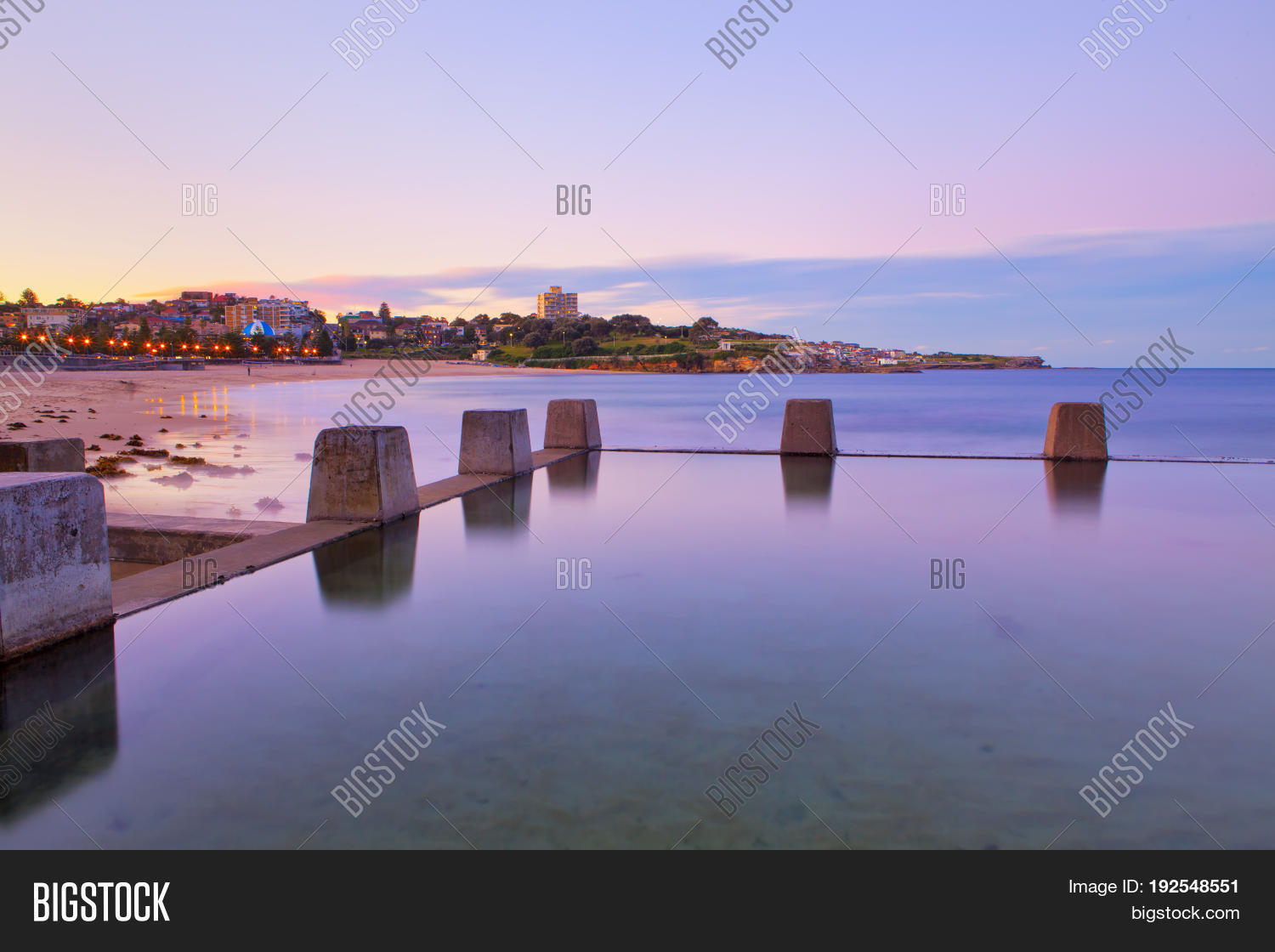Coogee Beach Sunset On Image & Photo (Free Trial) | Bigstock