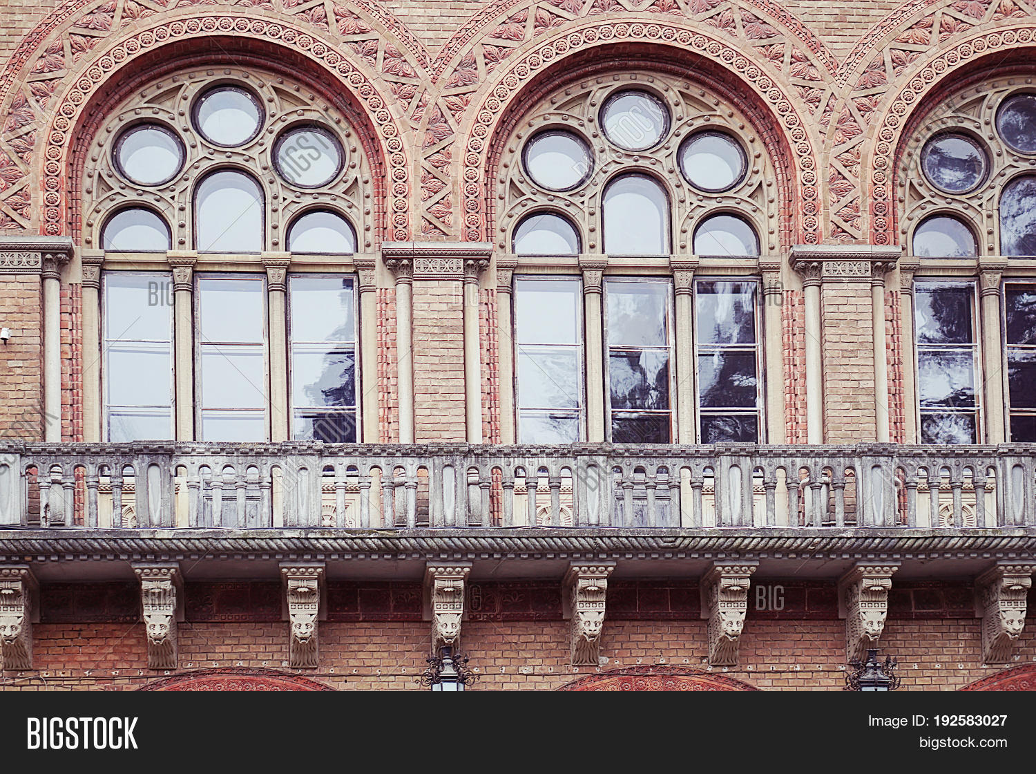 Balcony Carved Windows Image & Photo (Free Trial) | Bigstock