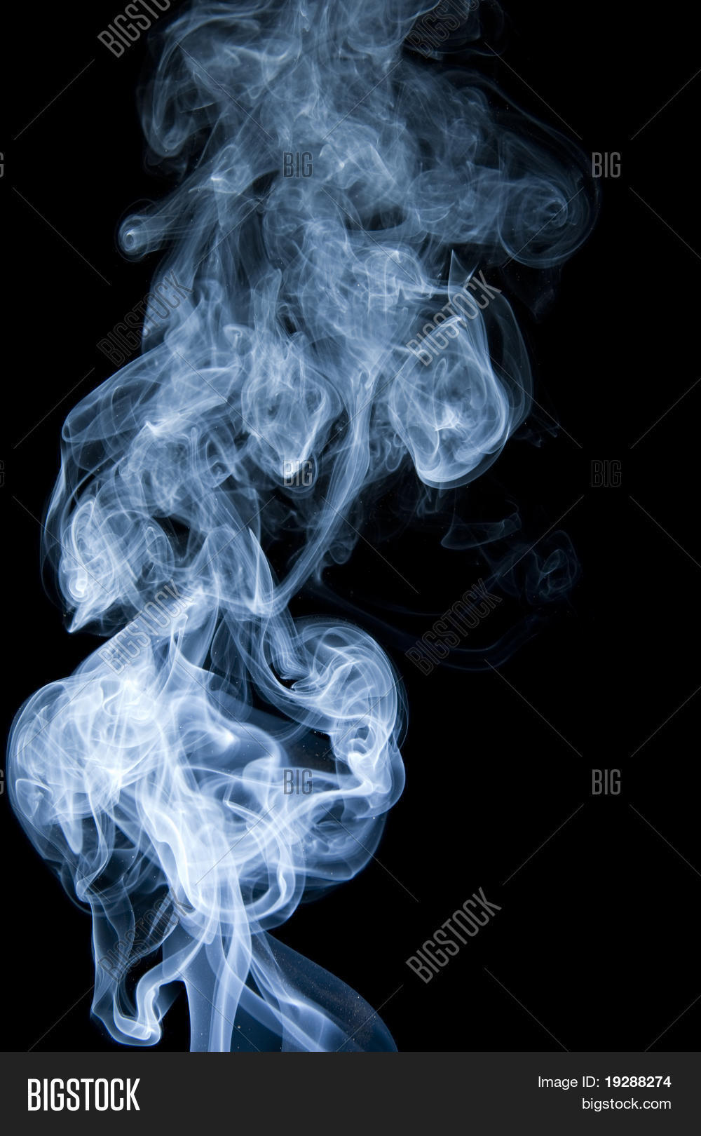Blue Smoke Backlit Image & Photo (Free Trial) | Bigstock