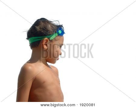 Boy Swimmer White Image & Photo (Free Trial) | Bigstock