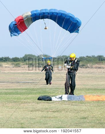 Female Skydiver Making Image & Photo (Free Trial) | Bigstock