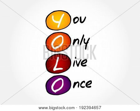 Yolo - You Only Live Image & Photo (Free Trial) | Bigstock