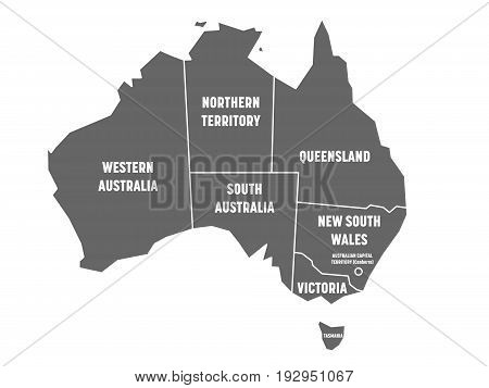 Simplified Map Vector & Photo (Free Trial) | Bigstock