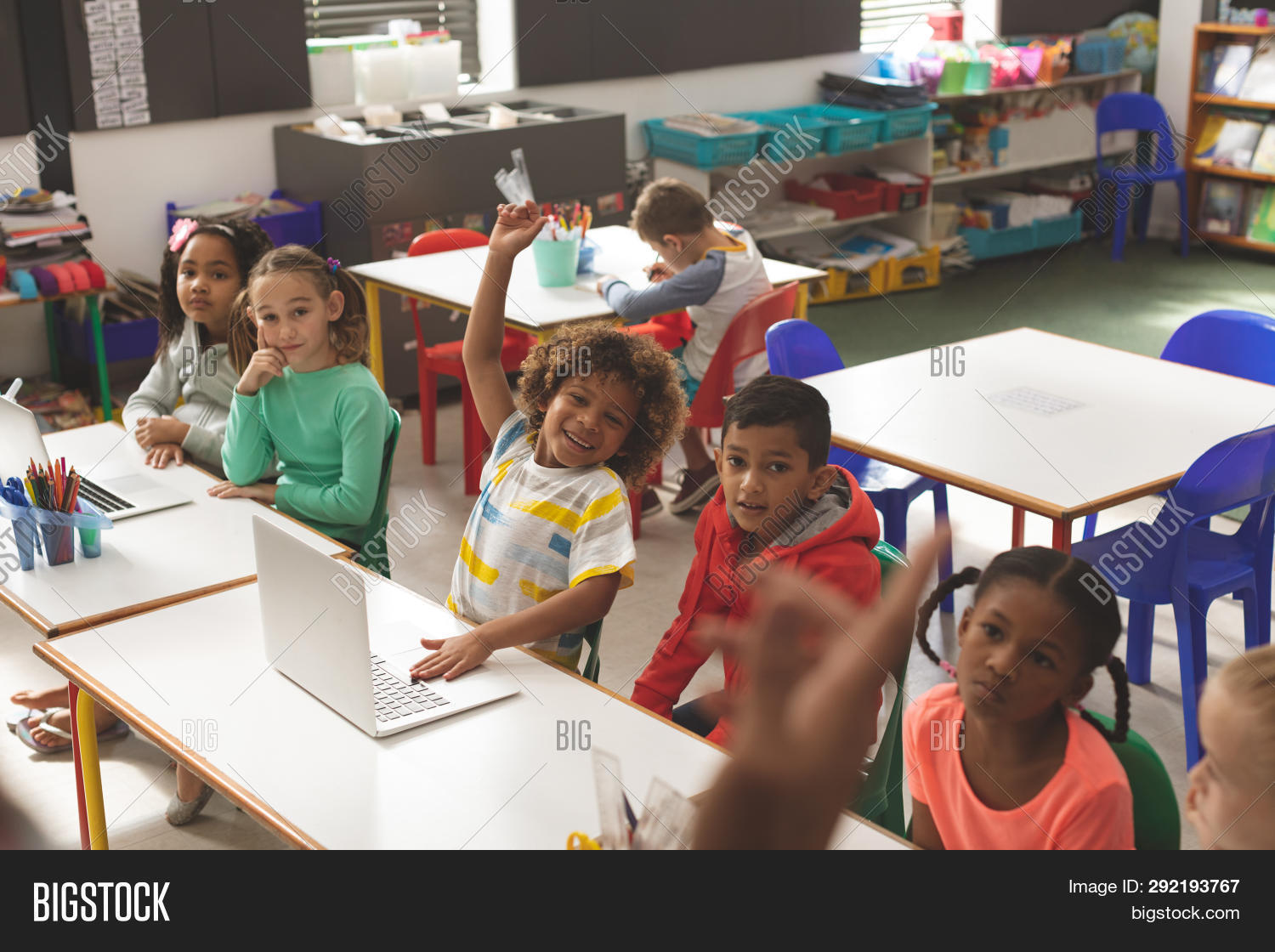 Front View Row School Image & Photo (Free Trial) | Bigstock