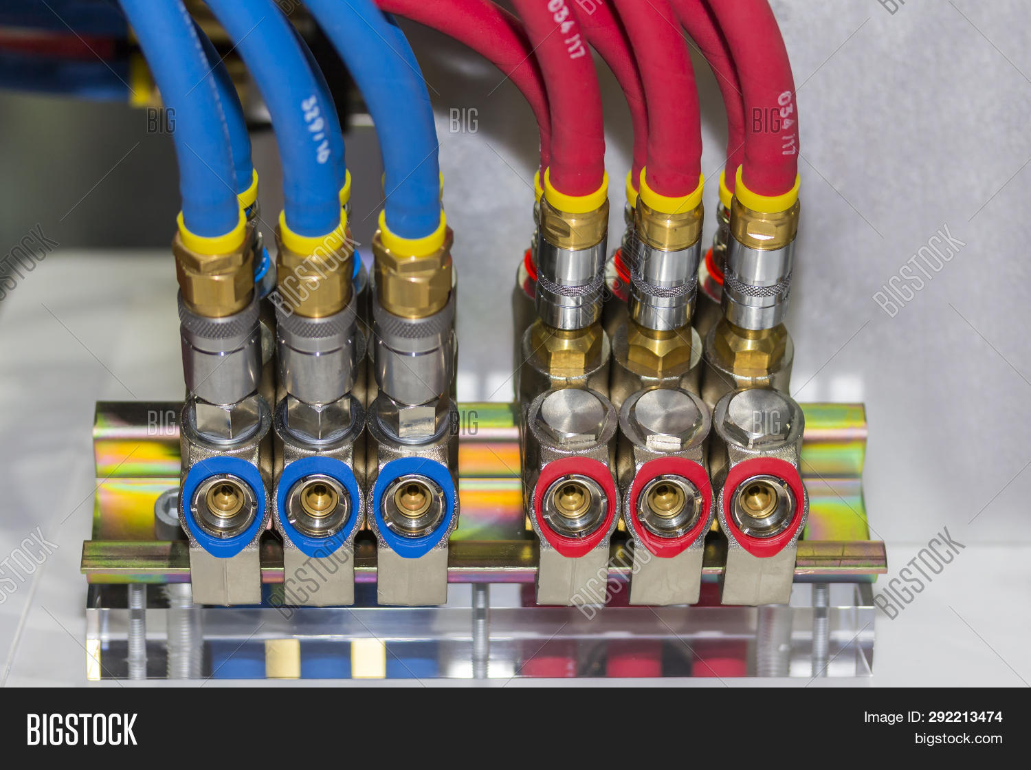 Hydraulic Hose Valve Image & Photo (Free Trial) | Bigstock