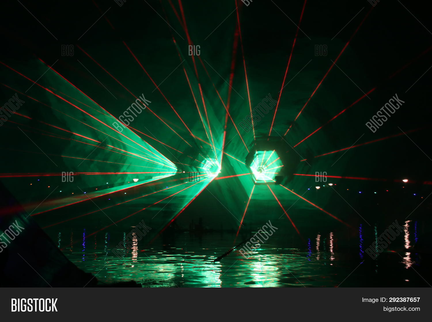 Laser Beams During Image & Photo (Free Trial) | Bigstock
