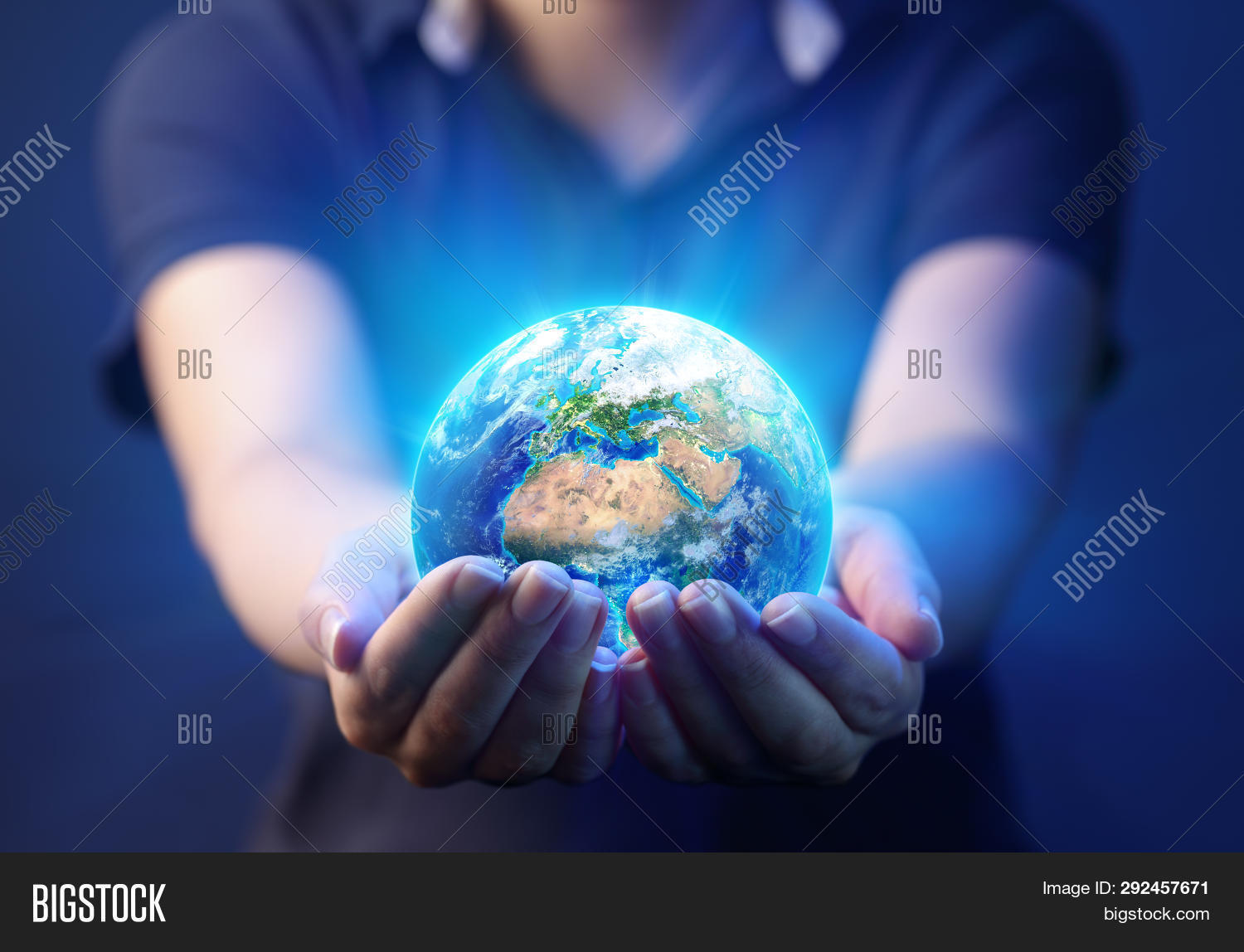 Hands Holding Planet Image & Photo (Free Trial) | Bigstock