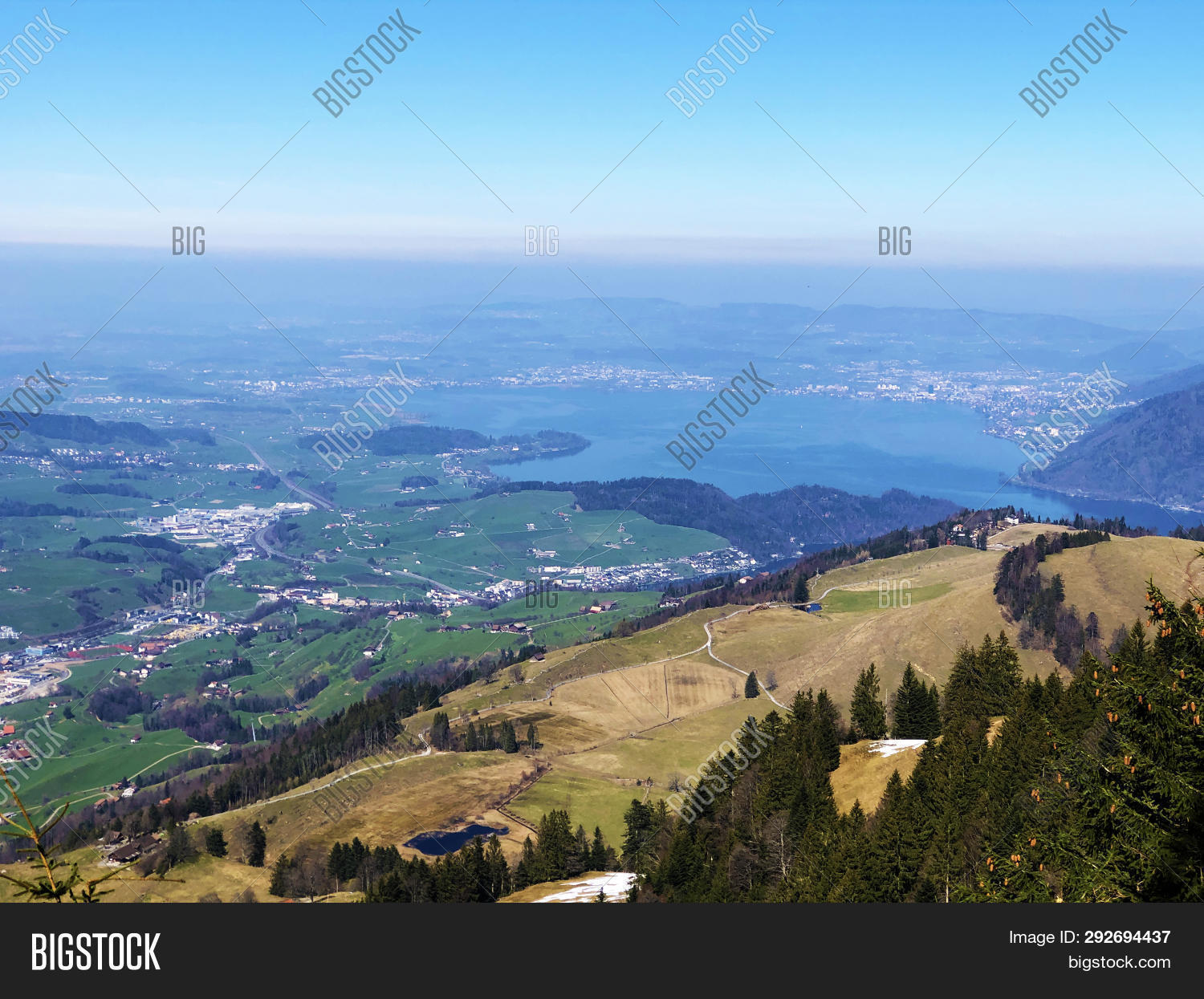 View Lake Zug Zugersee Image & Photo (Free Trial) | Bigstock