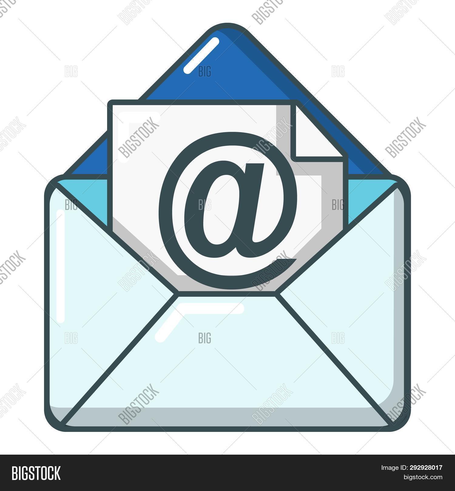 Email Icon. Cartoon Image & Photo (Free Trial) | Bigstock