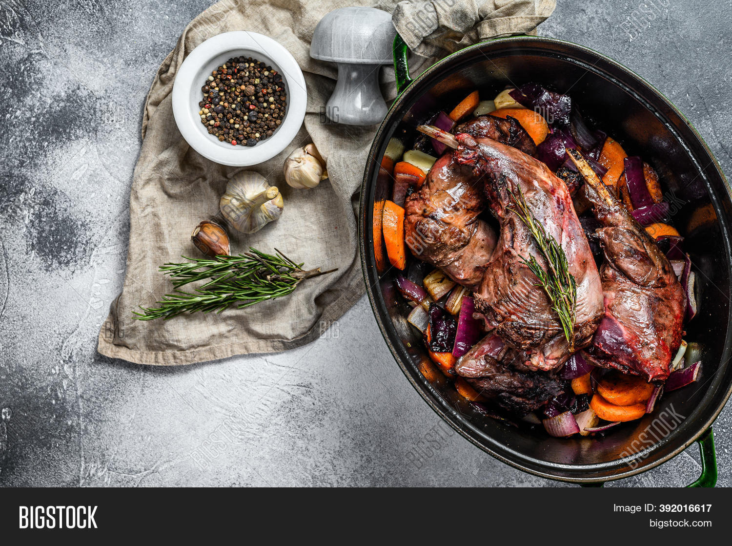 Roasted Hare Legs Pan Image & Photo (Free Trial) | Bigstock