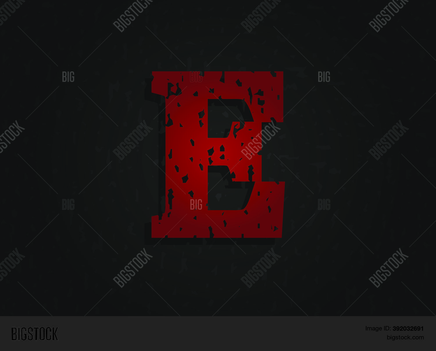 E Vector Red Letter Vector & Photo (Free Trial) | Bigstock