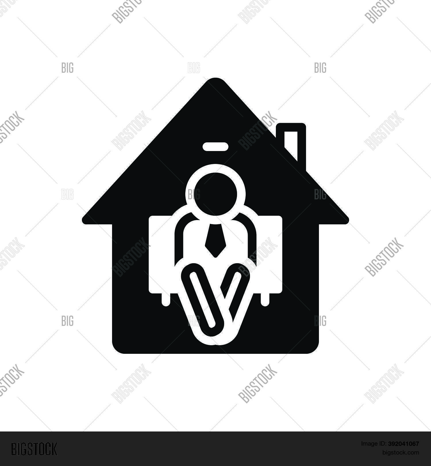 Black Solid Icon Vector & Photo (Free Trial) | Bigstock
