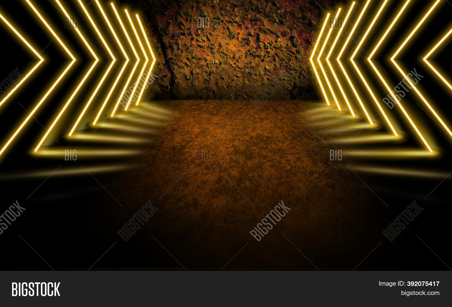 Golden. Neoned Lines Image & Photo (Free Trial) | Bigstock