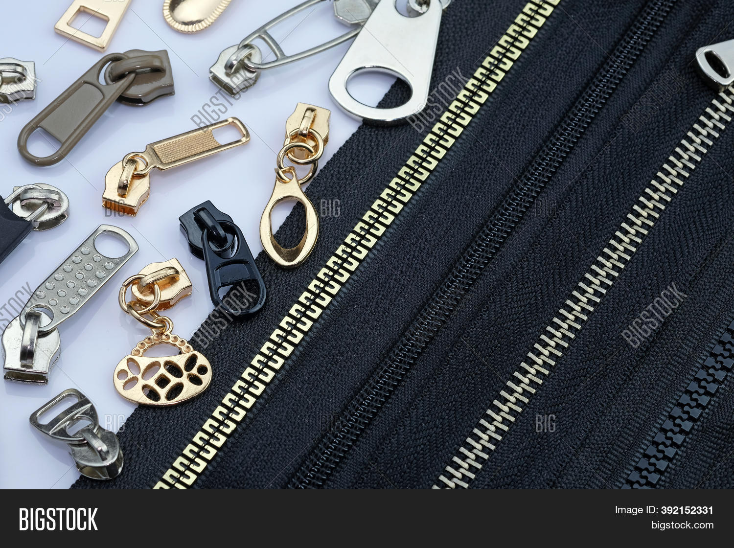 Zipper On Black Fabric Image & Photo (Free Trial) | Bigstock