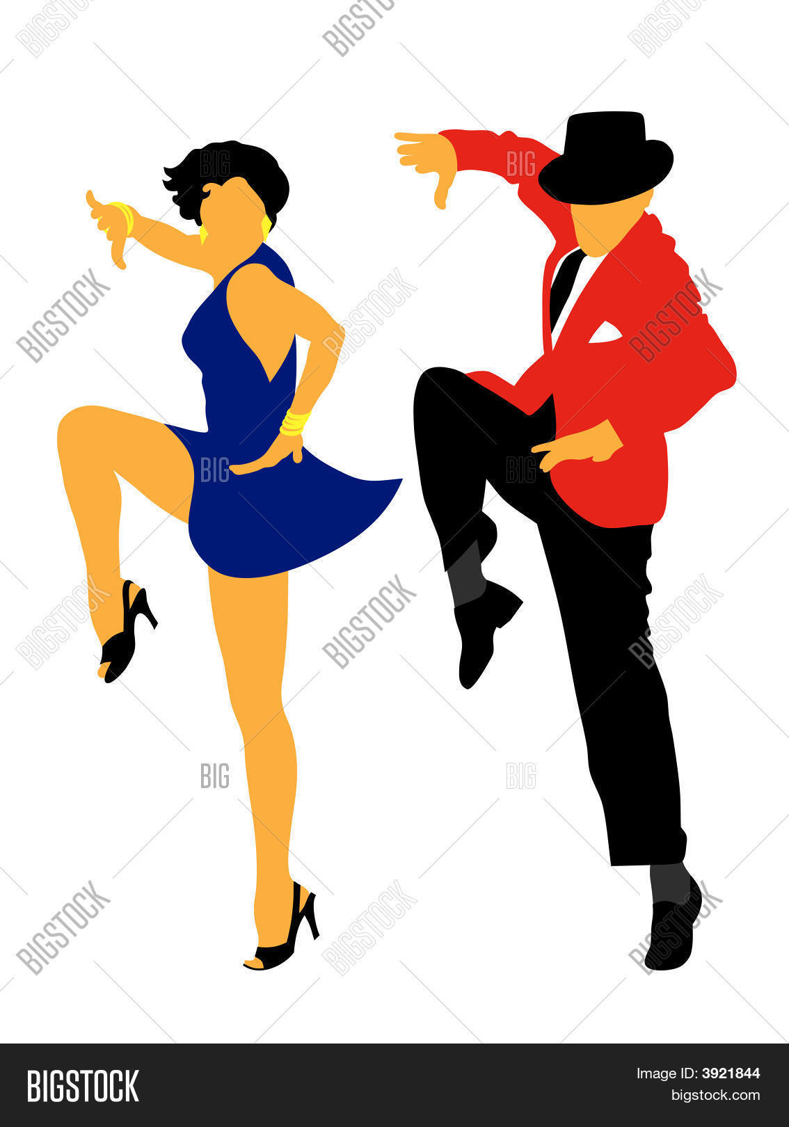Latin Dancers Vector & Photo (Free Trial) | Bigstock