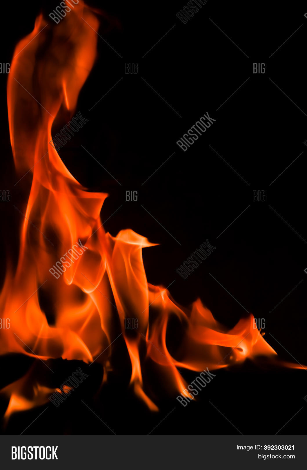 Red Blaze Fire Flame Image & Photo (Free Trial) | Bigstock