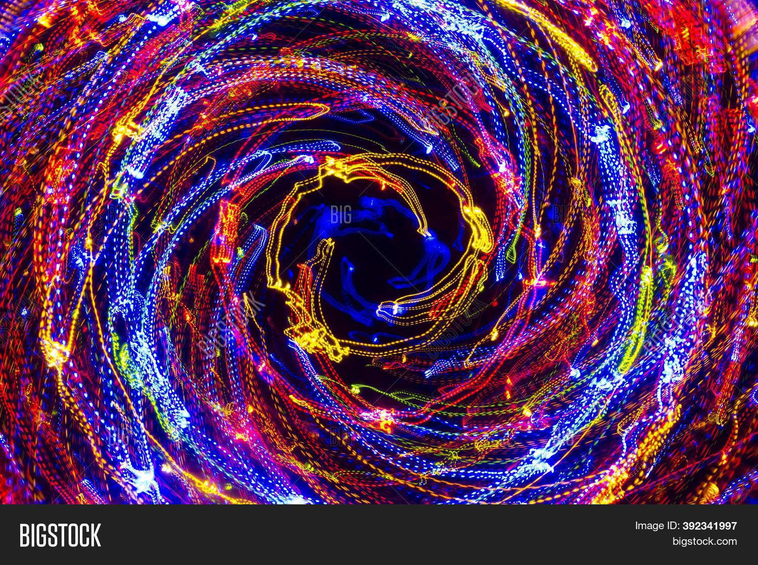 Swirling Neon Lights, Image & Photo (Free Trial) | Bigstock