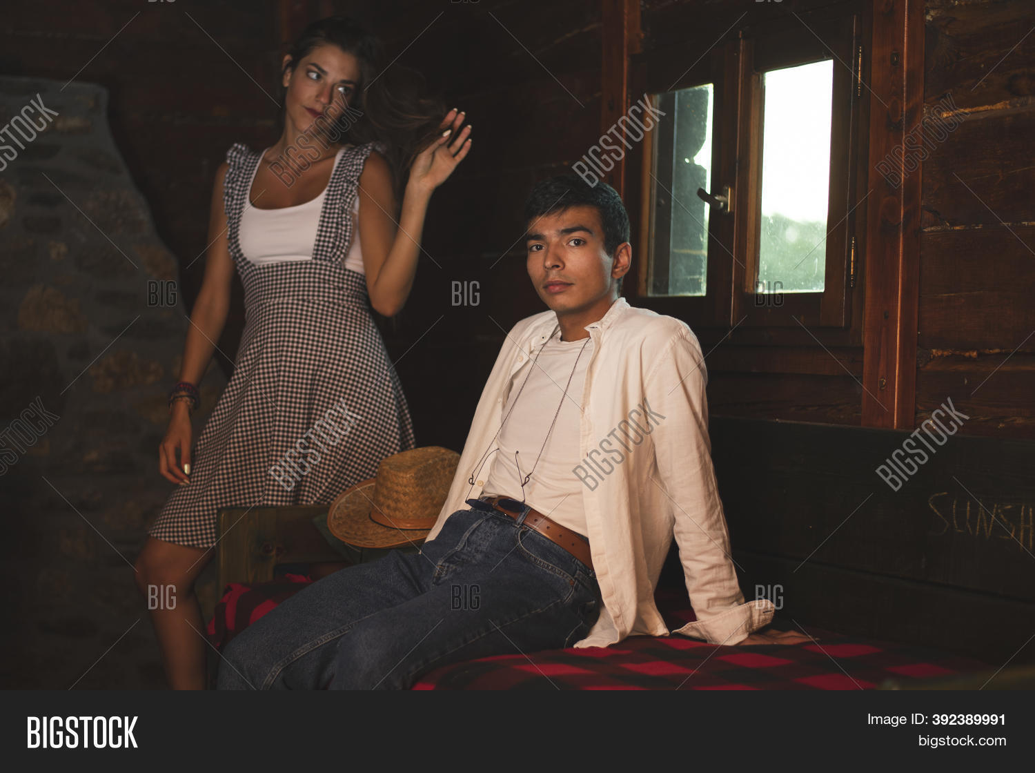 Two Friends Flirting Image & Photo (Free Trial) | Bigstock