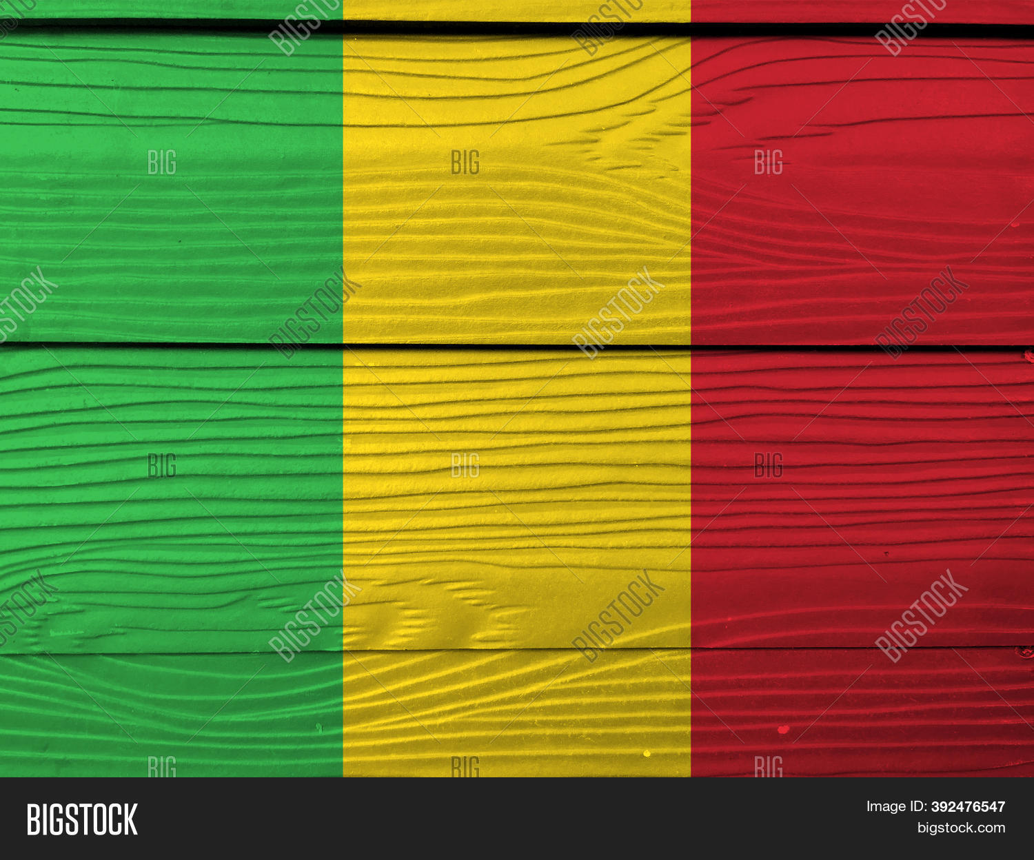 Flag Mali On Wooden Image & Photo (Free Trial) | Bigstock