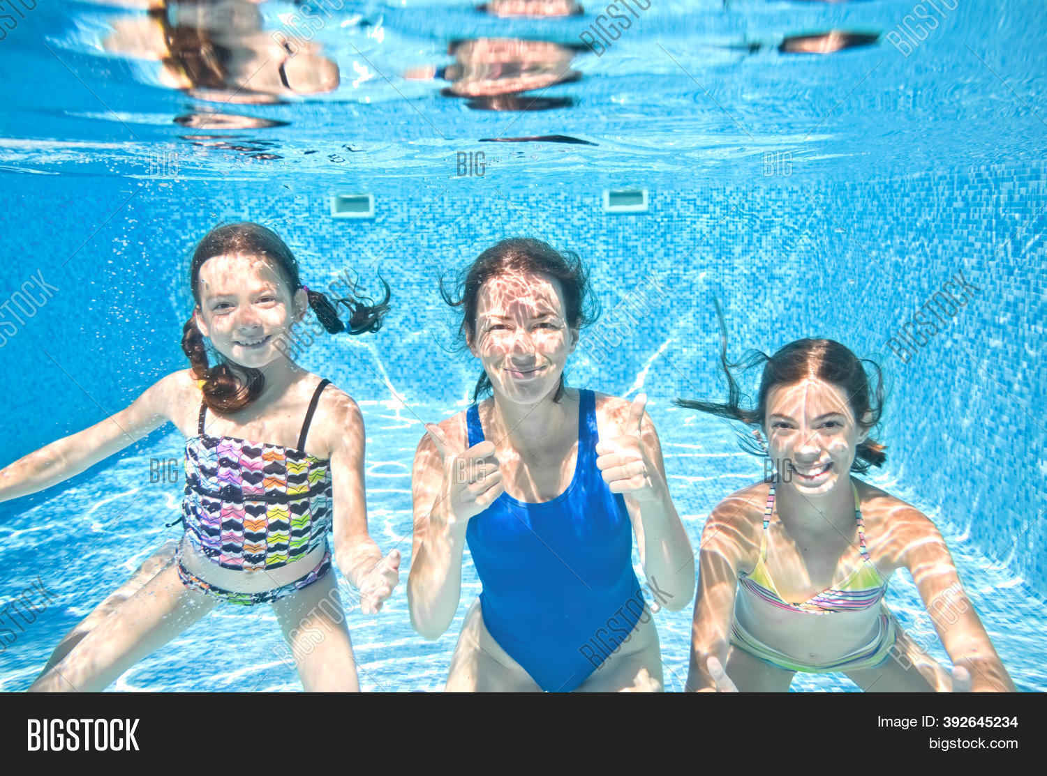 Family Swims Swimming Image & Photo (Free Trial) | Bigstock