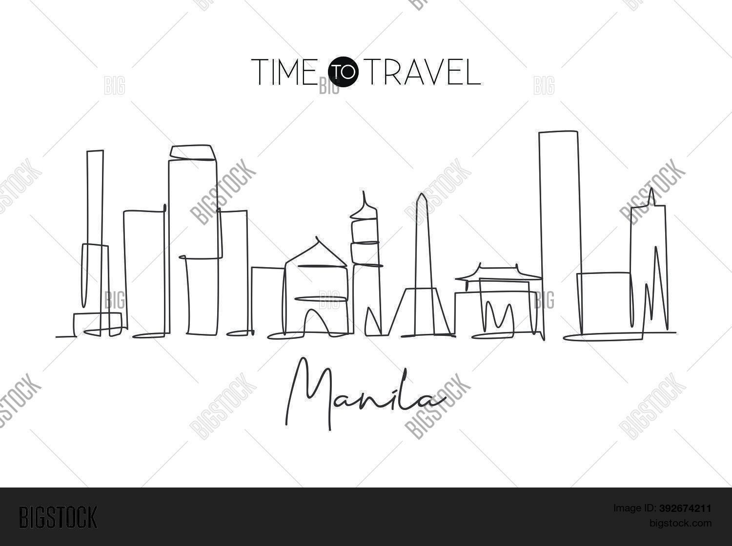 Single Continuous Vector & Photo (Free Trial) | Bigstock