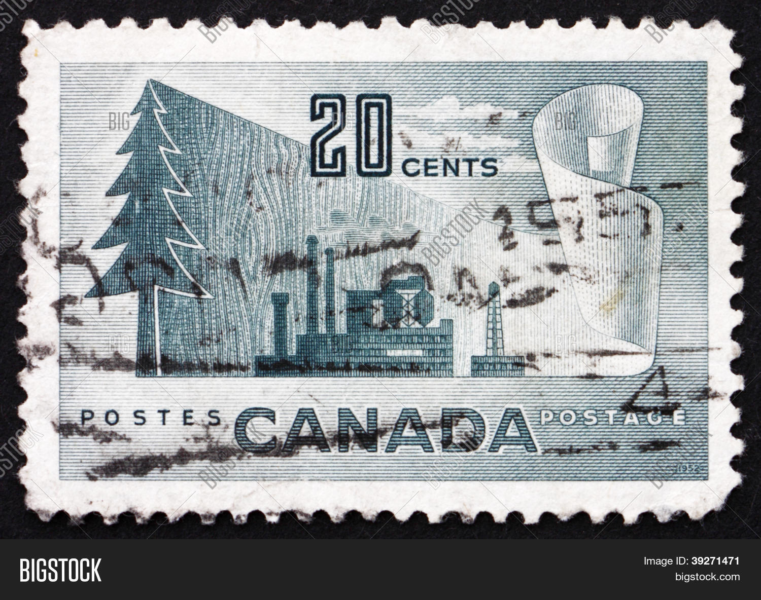 Postage Stamp Canada Image & Photo (Free Trial) | Bigstock