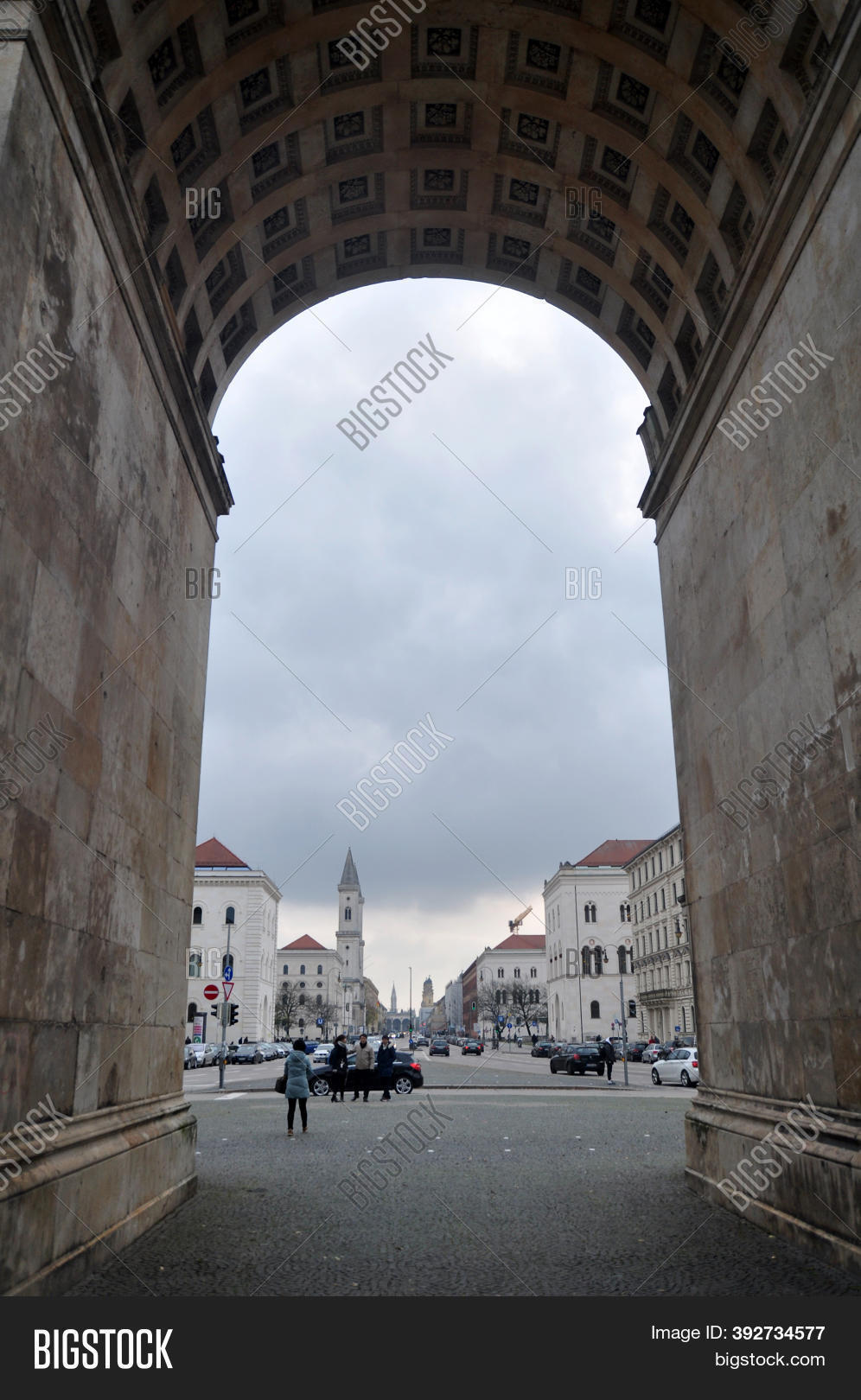 Siegestor Victory Gate Image & Photo (Free Trial) | Bigstock