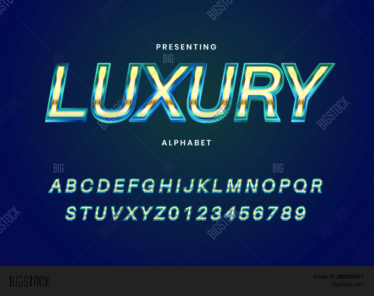 Silver Metallic Font Vector & Photo (Free Trial) | Bigstock