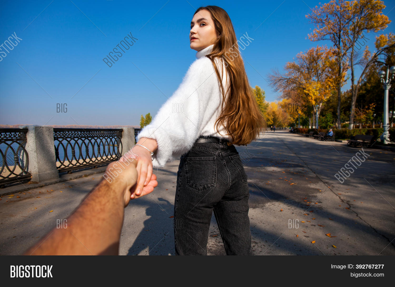 Follow Me - Young Girl Image & Photo (Free Trial) | Bigstock