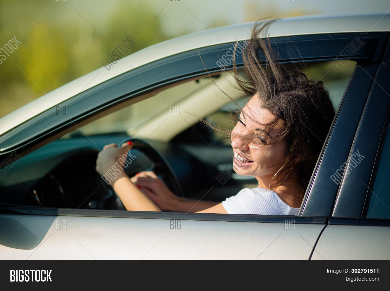Reckless Girl Drives Image & Photo (Free Trial) | Bigstock