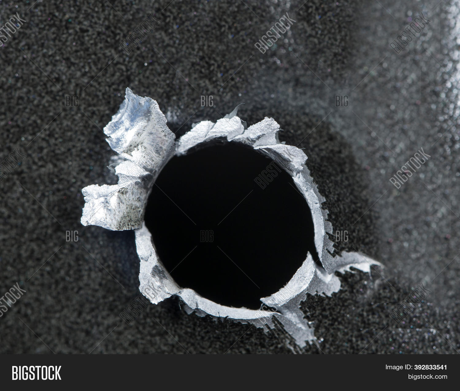 9mm Exit Bullet Hole Image & Photo (Free Trial) | Bigstock