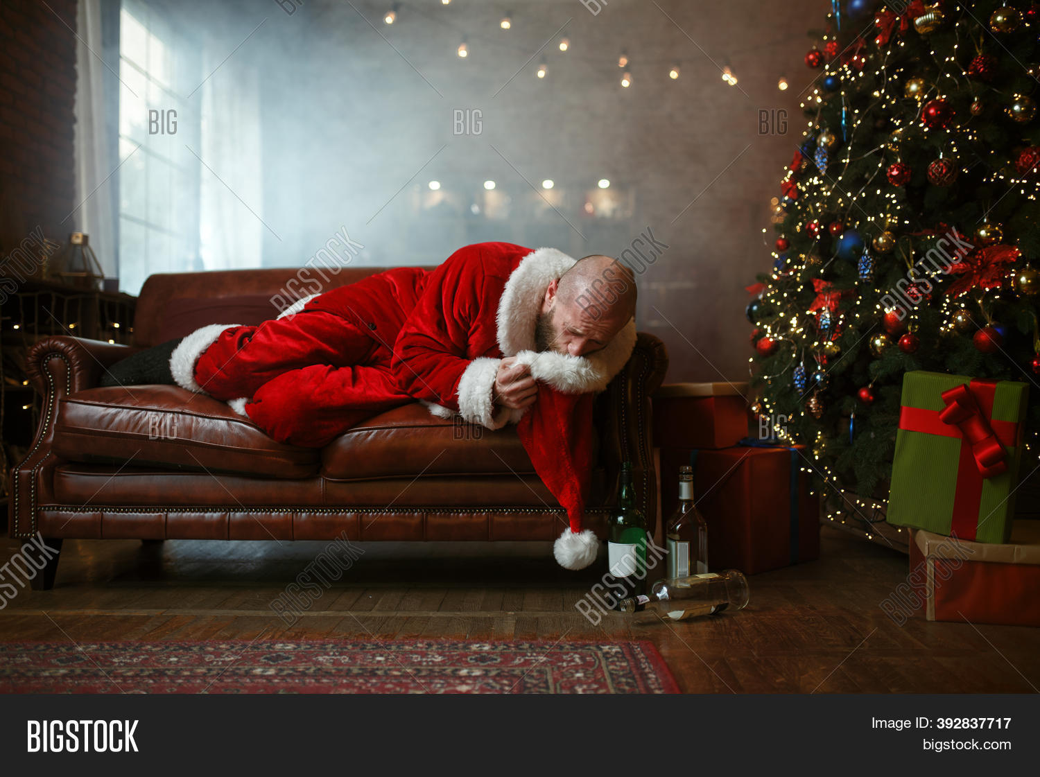 Bad Drunk Santa Claus Image & Photo (Free Trial) | Bigstock