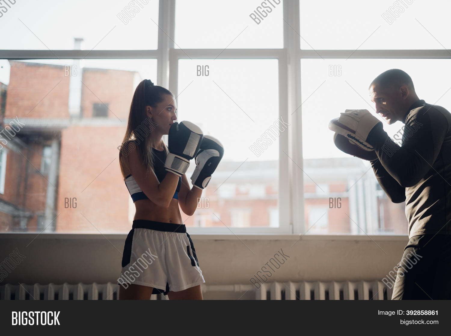 Man Woman Sparring Image & Photo (Free Trial) | Bigstock