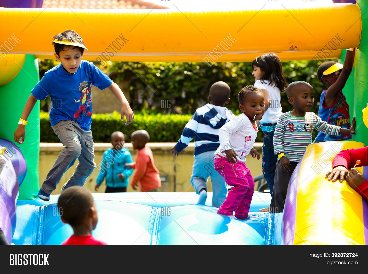 Bouncy Castle Black Kids