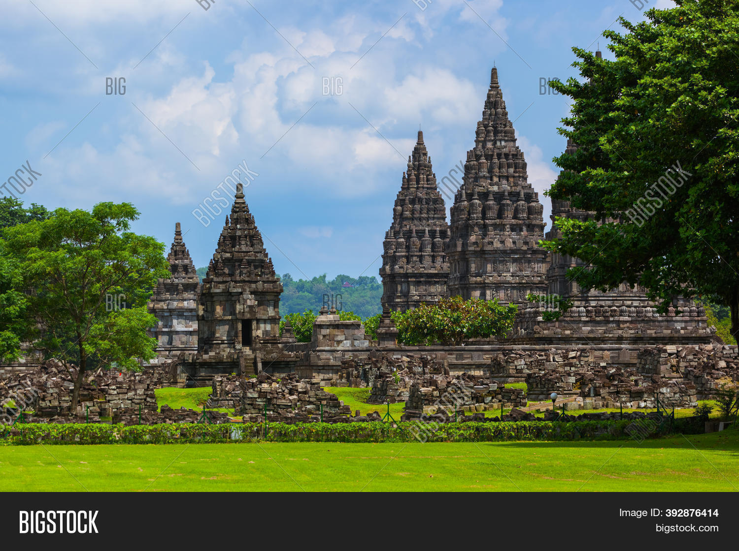 Prambanan Temple Near Image & Photo (Free Trial) | Bigstock