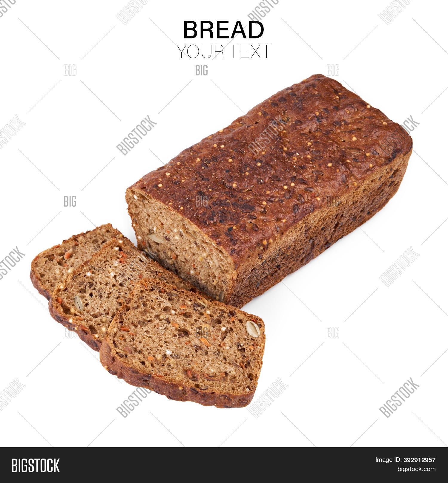 Loaf Whole Grain Bread Image & Photo (Free Trial) | Bigstock