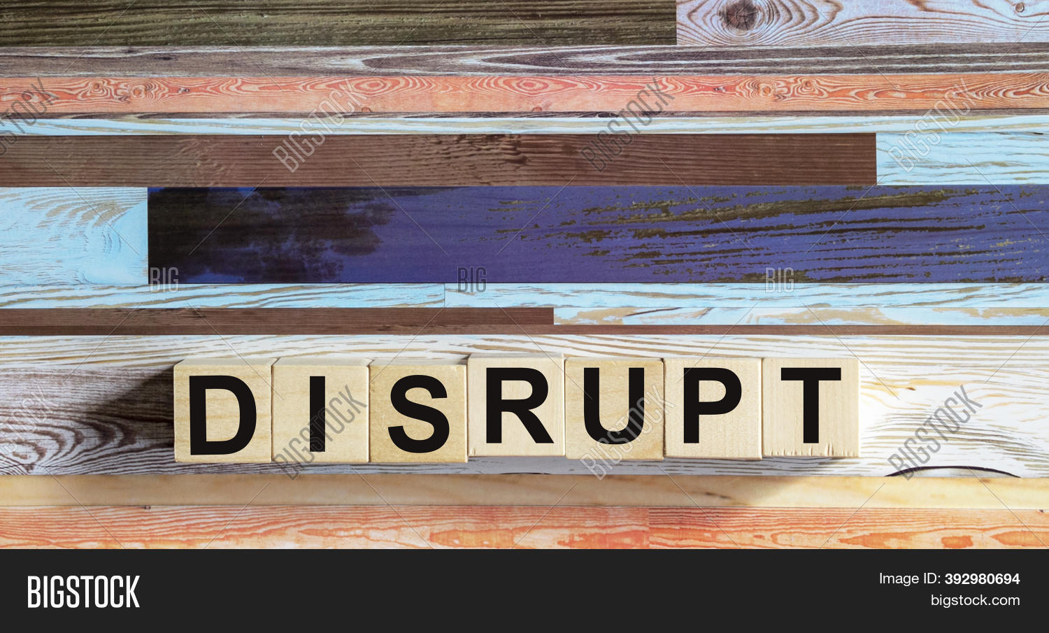 Disrupt , Word On Image & Photo (Free Trial) | Bigstock