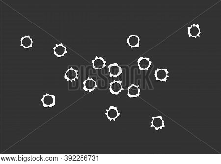 Bullet Hole Vector & Photo (Free Trial) | Bigstock