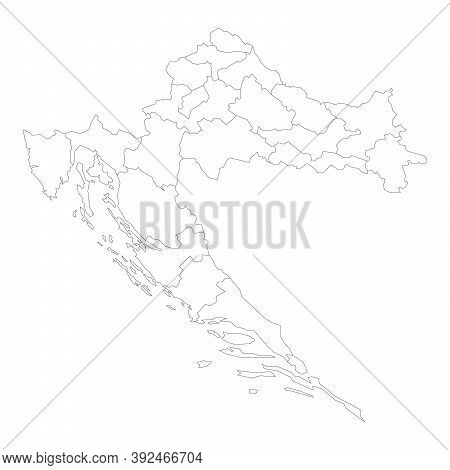 Blank Political Map Vector & Photo (Free Trial) | Bigstock