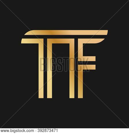 Uppercase Letters T F Vector & Photo (Free Trial) | Bigstock