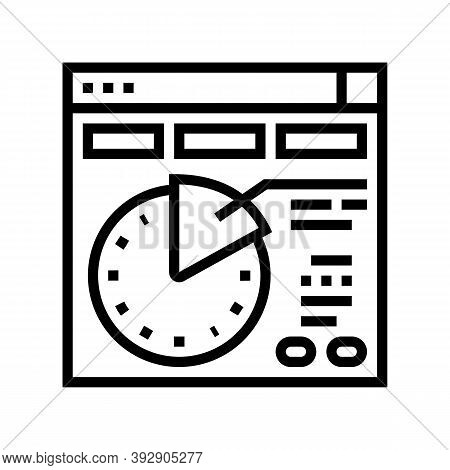 Time Planning Line Vector & Photo (Free Trial) | Bigstock