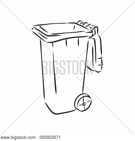 Sketched Empty Trash Vector & Photo (Free Trial) | Bigstock
