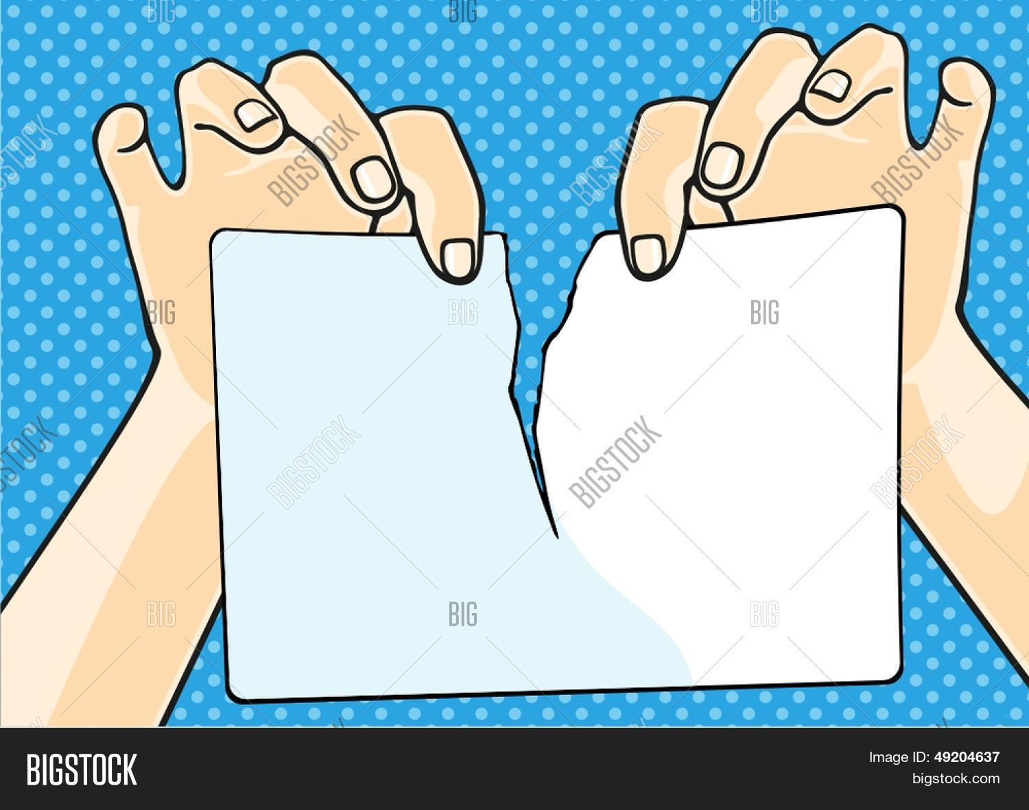 Vector y foto Manos Rasgando El (prueba gratis) | Bigstock