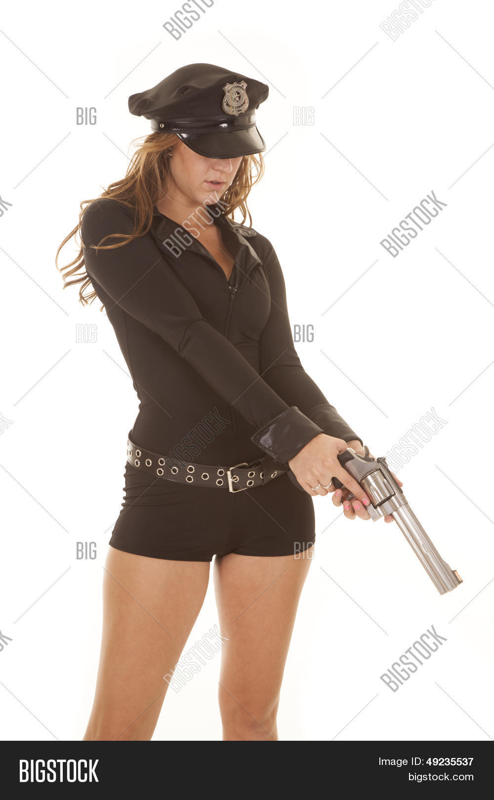 Female Cop Pointing Image & Photo (Free Trial) | Bigstock