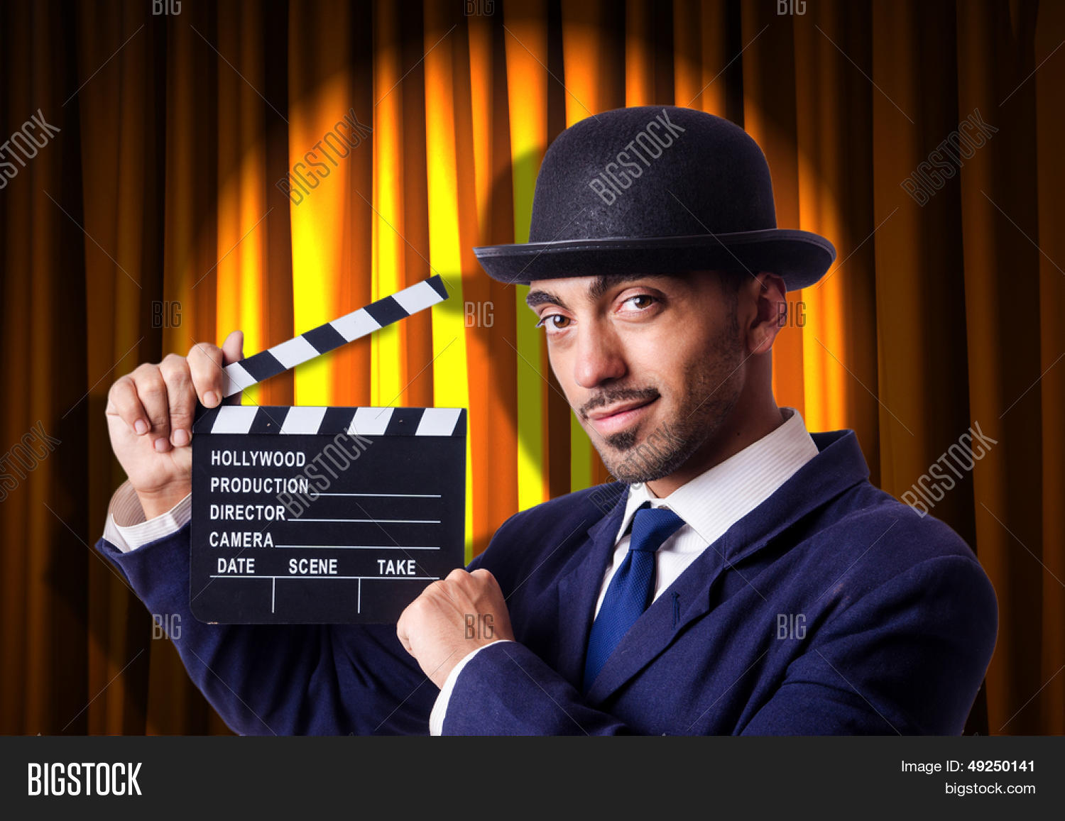 Man Movie Clapper On Image & Photo (Free Trial) | Bigstock